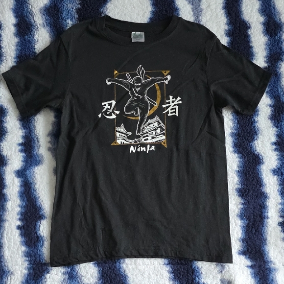 Shirts & Tops | Ninja Graphic Kids Tshirt Black | Poshmark